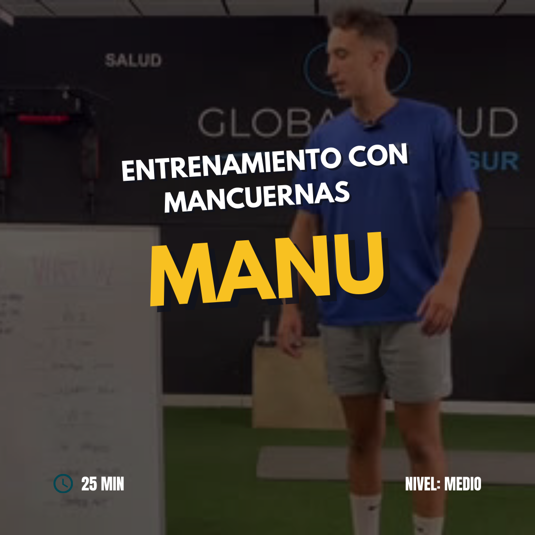 Entrenamiento con mancuernas Manu - GLOBAL SALUD